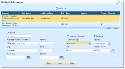 Multiple Addresses and Identities